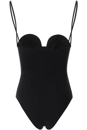 Magda Butrym Round Cup One-piece Swimsuit - Black
