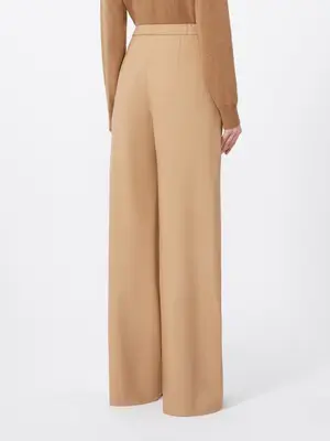 Max Mara Denaro Wide-leg Trousers - Camel