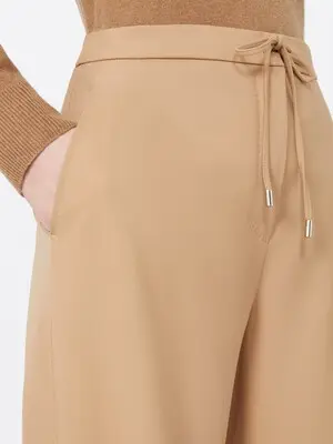 Max Mara Denaro Wide-leg Trousers - Camel