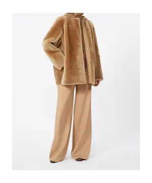 Max Mara Denaro Wide-leg Trousers - Camel