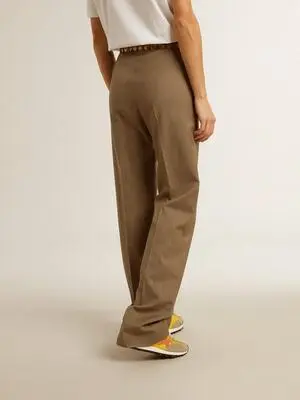 GOLDEN GOOSE Tailored Straight-leg Trousers - Green