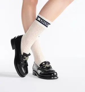 Dior Emblem Loafer - Black