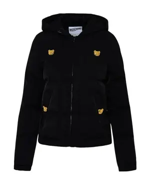 Moschino Teddy Bear Embellished Hooded Jacket