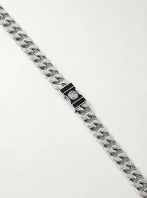 Gucci Interlocking G Buckle Chain Necklace - White