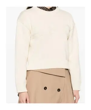 A.p.c. Logo Crewneck Sweater - White
