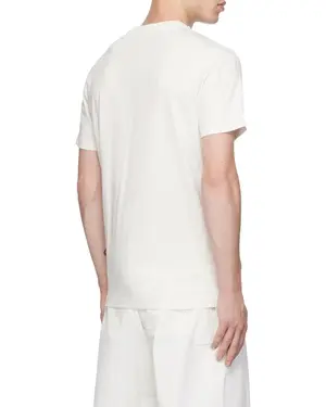 Moncler Logo Detailed Crew Neck T-shirt - White