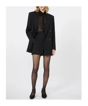 Max Mara Siberia Sequined Striped Shorts