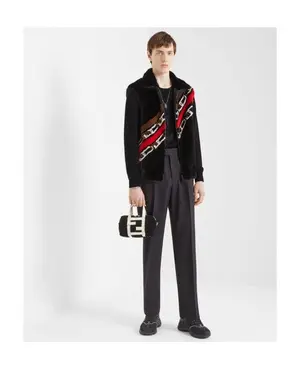 Fendi Ff-embossed Low-top Sneakers - Black