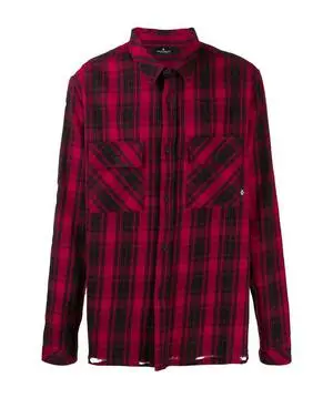 MARCELO BURLON COUNTY OF MILAN Check Print Shirt