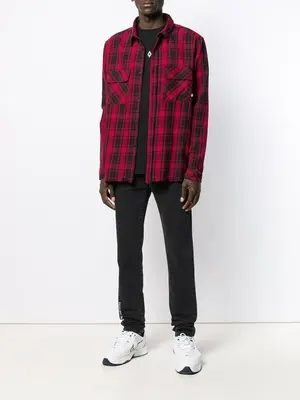 MARCELO BURLON COUNTY OF MILAN Check Print Shirt