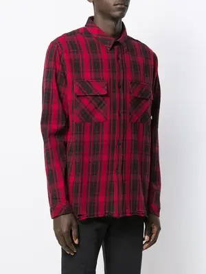 MARCELO BURLON COUNTY OF MILAN Check Print Shirt