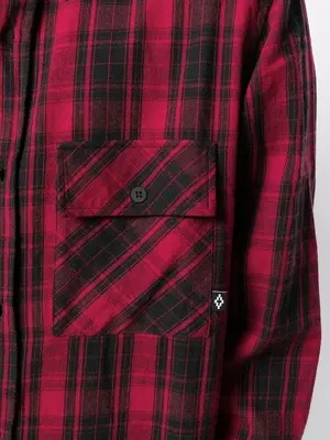 MARCELO BURLON COUNTY OF MILAN Check Print Shirt