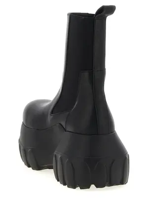 Rick Owens Almond Toe Ankle Boots - Black