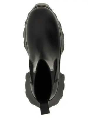 Rick Owens Almond Toe Ankle Boots - Black