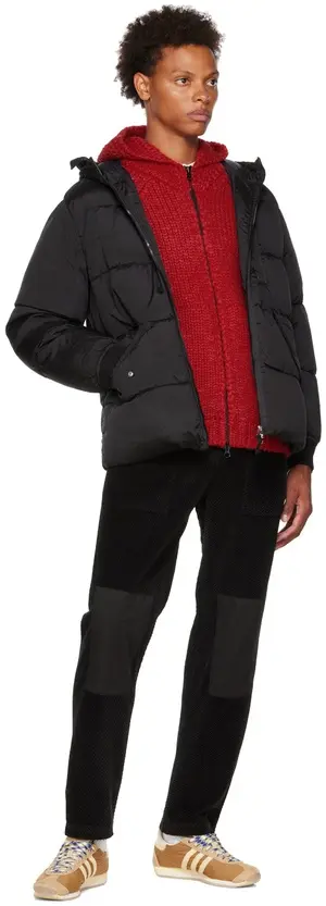 Stone Island Zippered Hooded Down-feather Jacket