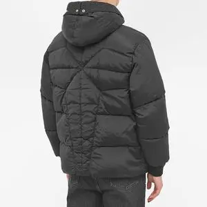 Stone Island Zippered Hooded Down-feather Jacket