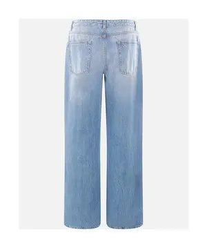 THE ROW Wide Leg Jeans