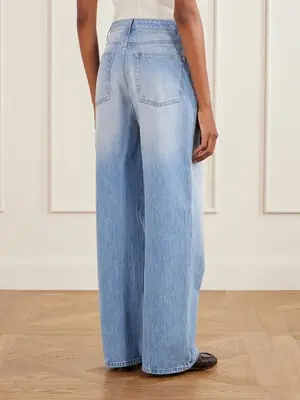 THE ROW Wide Leg Jeans