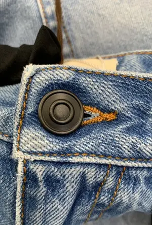 THE ROW Wide Leg Jeans