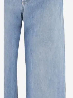 THE ROW Wide Leg Jeans