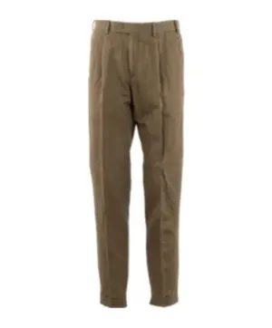 PT TORINO Straight-leg Pleated Trousers - Brown