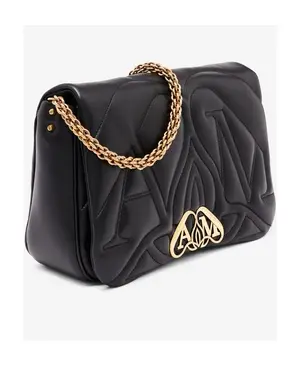 Alexander McQueen Seal Chain-linked Shoulder Bag