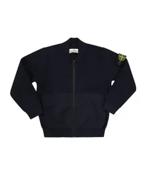 Stone Island Zip-up Compass Badge Sweater