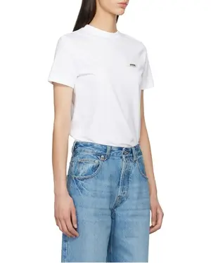 Jacquemus Logo Patch Cotton T-shirt
