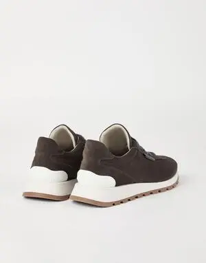 Brunello Cucinelli Round-toe Lace-up Sneakers - Black