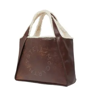 Stella McCartney Logo Tote Bag - Espresso