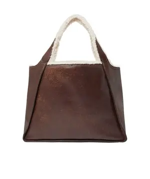 Stella McCartney Logo Tote Bag - Espresso