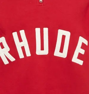 Rhude Contrast Varsity Cotton Sweatshirt - Multicolor