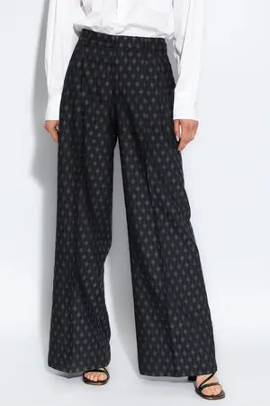 Etro Decorative Pattern Straight Leg Pants