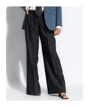 Etro Decorative Pattern Straight Leg Pants