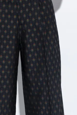 Etro Decorative Pattern Straight Leg Pants