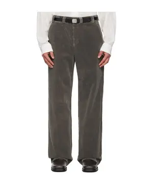 RIER Corduroy Casual Pants - Black