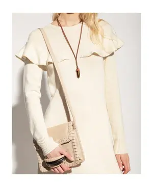 Chloé Kattie Crossbody Bag - Nude