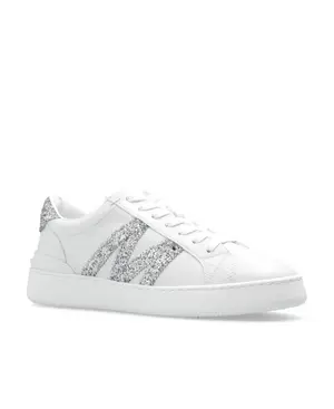 Moncler Monaco Embellished Low-top Sneakers - White