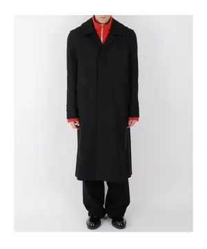 RIER Loden Wool Coat With Classic Collar And Drawstring