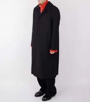 RIER Loden Wool Coat With Classic Collar And Drawstring