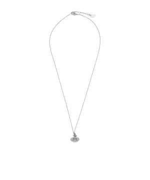VIVIENNE WESTWOOD Orb Plaque Embellished Necklace - Gray