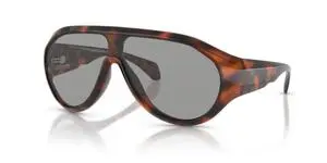 Moncler Tortoiseshell Oval Frame Sunglasses - Gray