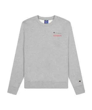 Champion Printed Crew Neck Long Sleeve Sweater