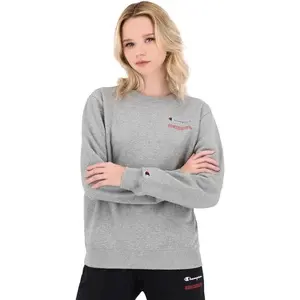 Champion Printed Crew Neck Long Sleeve Sweater