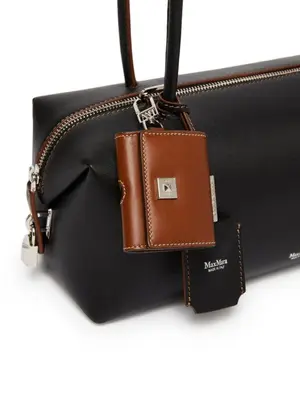 Max Mara Zipped Shoulder Bag - Black