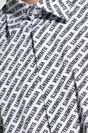 Vetements Logo Long-sleeved Shirt