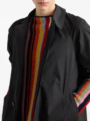 Prada Striped Fringed Jumper