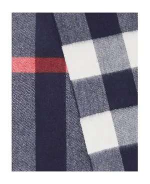 Burberry Check Fringed Scarf