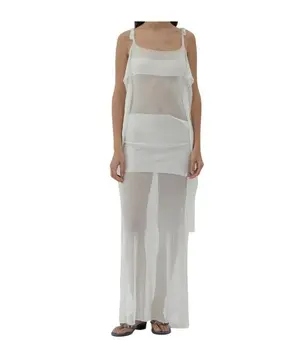 Paloma Wool Strappy Slip Dress - Gray