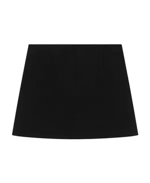 Dolce & Gabbana Logo Plaque A-line Skirt